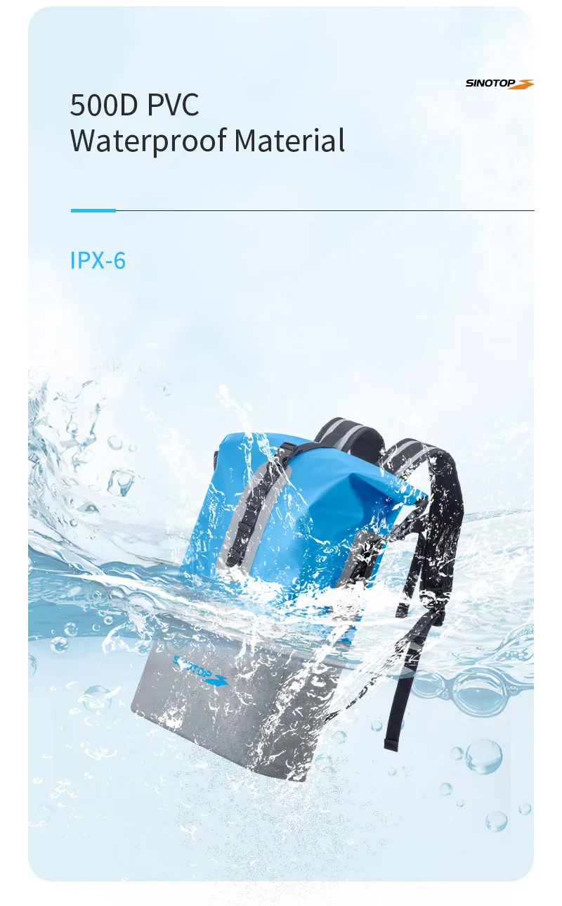 Sinotop 20l 500d Pvc Tarpaulin Premium Lightweight Multifunctional ...