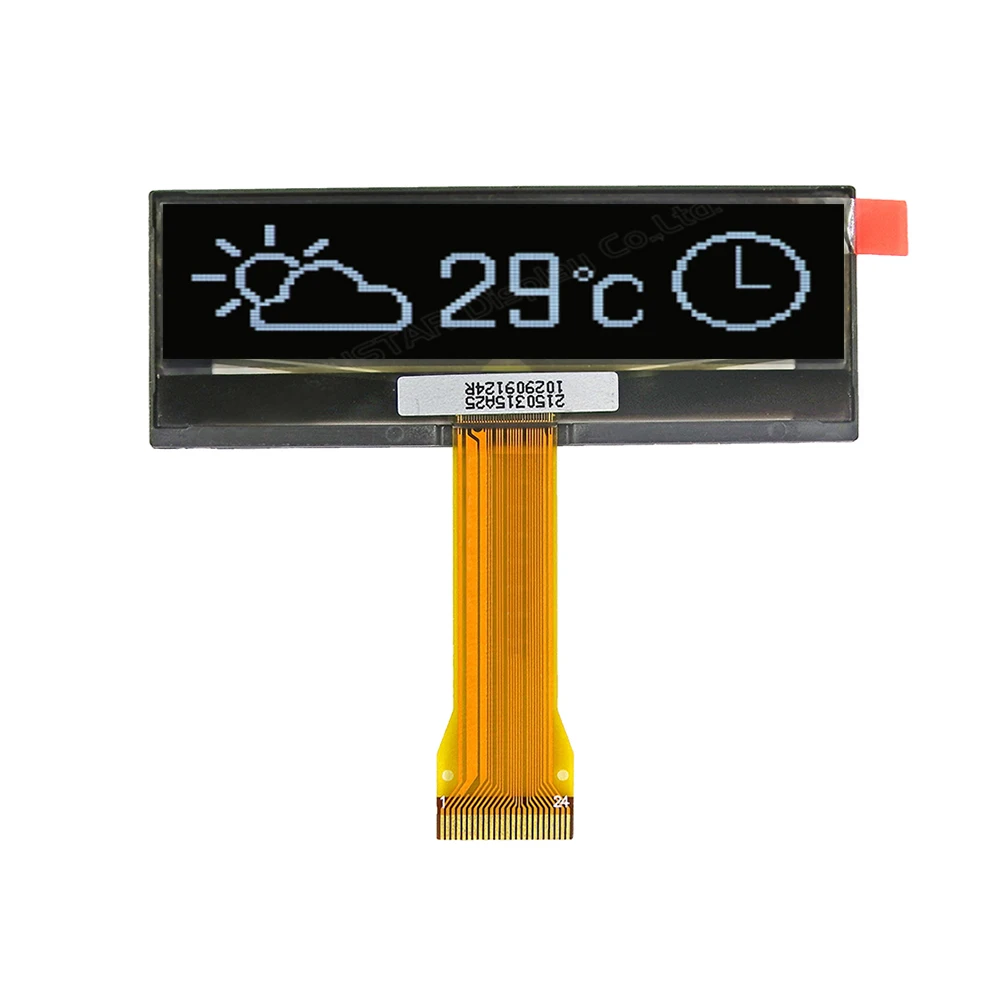 2.36 inch 128x22 lcd screen SSD1305 driver white oled display module ...