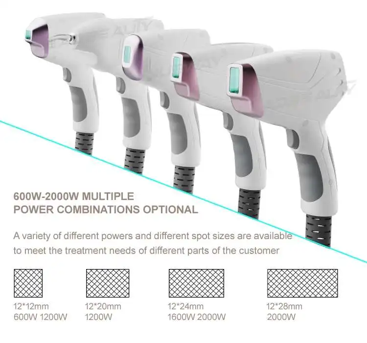 Genuine Diode Laser 4 Wavelength 3000w Hair Removal 808nm Titanium 755 ...