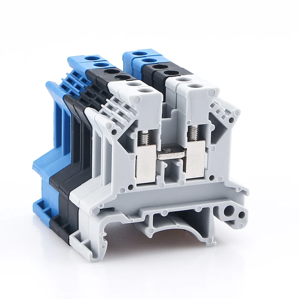 Din Rail Terminal Block St-4 Connectors Return Pull Type Spring ...