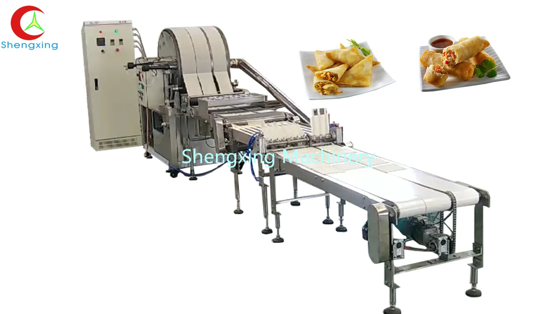 Sx-fsj-100 Whole Set Shrimp Prawn Cracker Making Machine Production ...