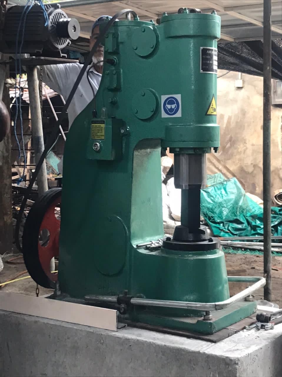 Hydraulic C41series Pneumatic Forging Hammer Power C41-16kg Metal ...