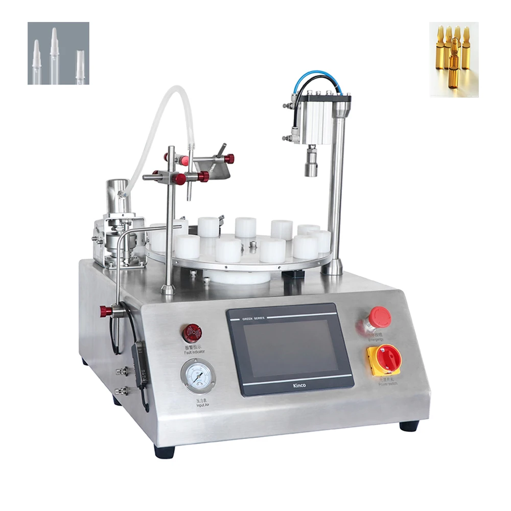 Hyaluronic Hydraulic Acid Filler Roll On Ampoule Dosing Capping Machine ...
