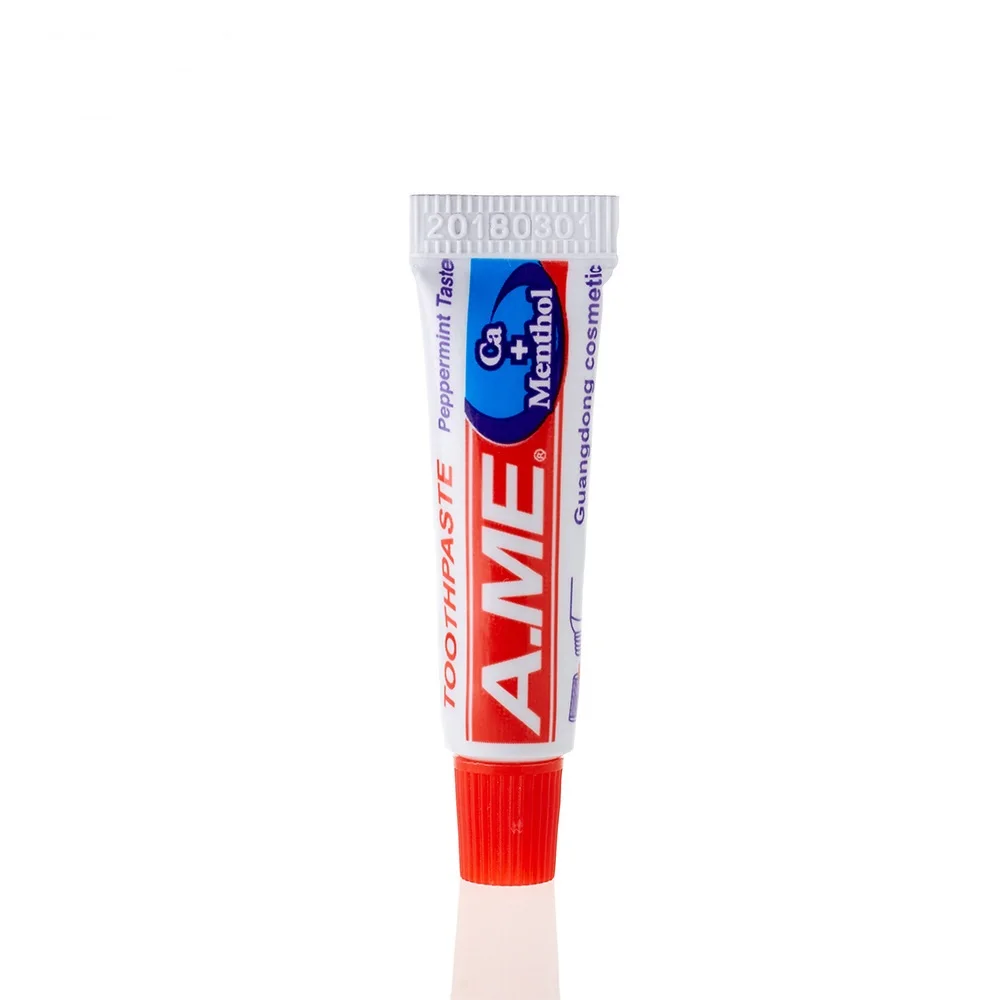 AME Disposable Toothpaste - 3g, 6g, 10g for Hotels & Airlines