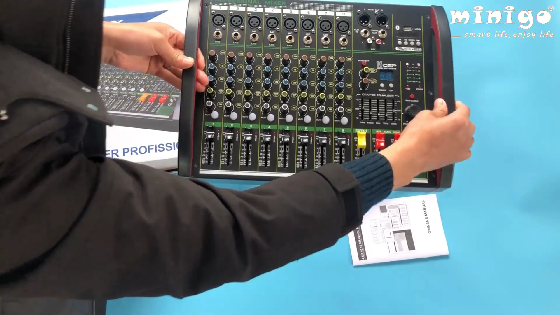 Professional Stereo Mixer Audio Mixer Console 24 Channels Professional ...