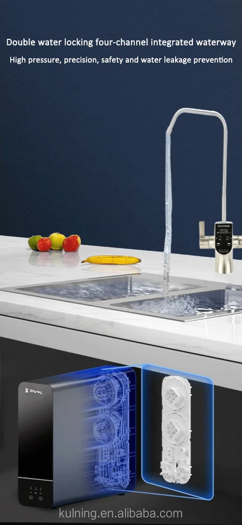 Tankless RO System under Sink - 600g Membrane Purifier