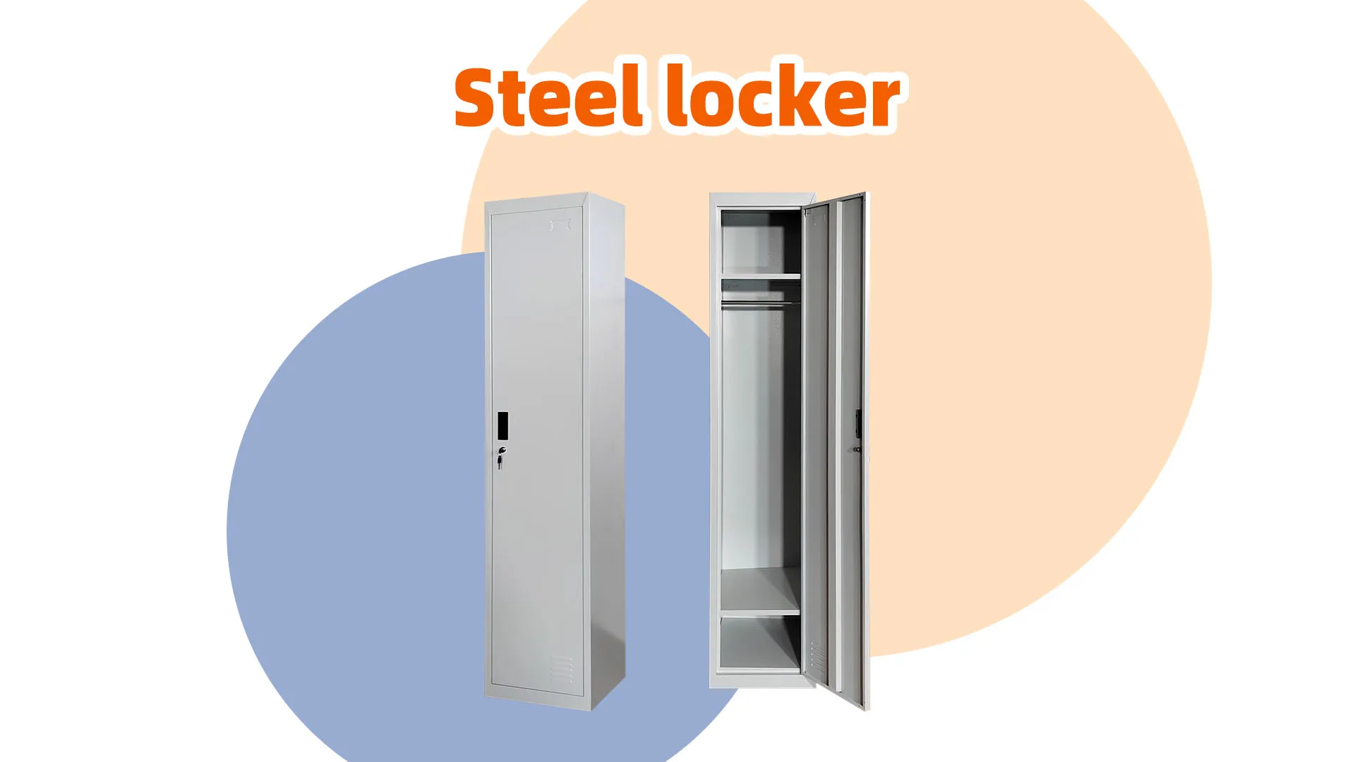 Industrial Lockers Knock-down Steel Metal Storage School Employee Gym ...