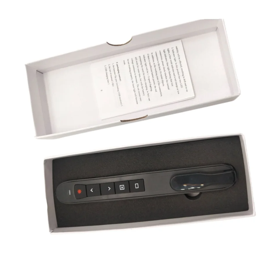 2.4g Rf Wireless Presenter Ppt Presentation Rechargeable Red Laser Page ...