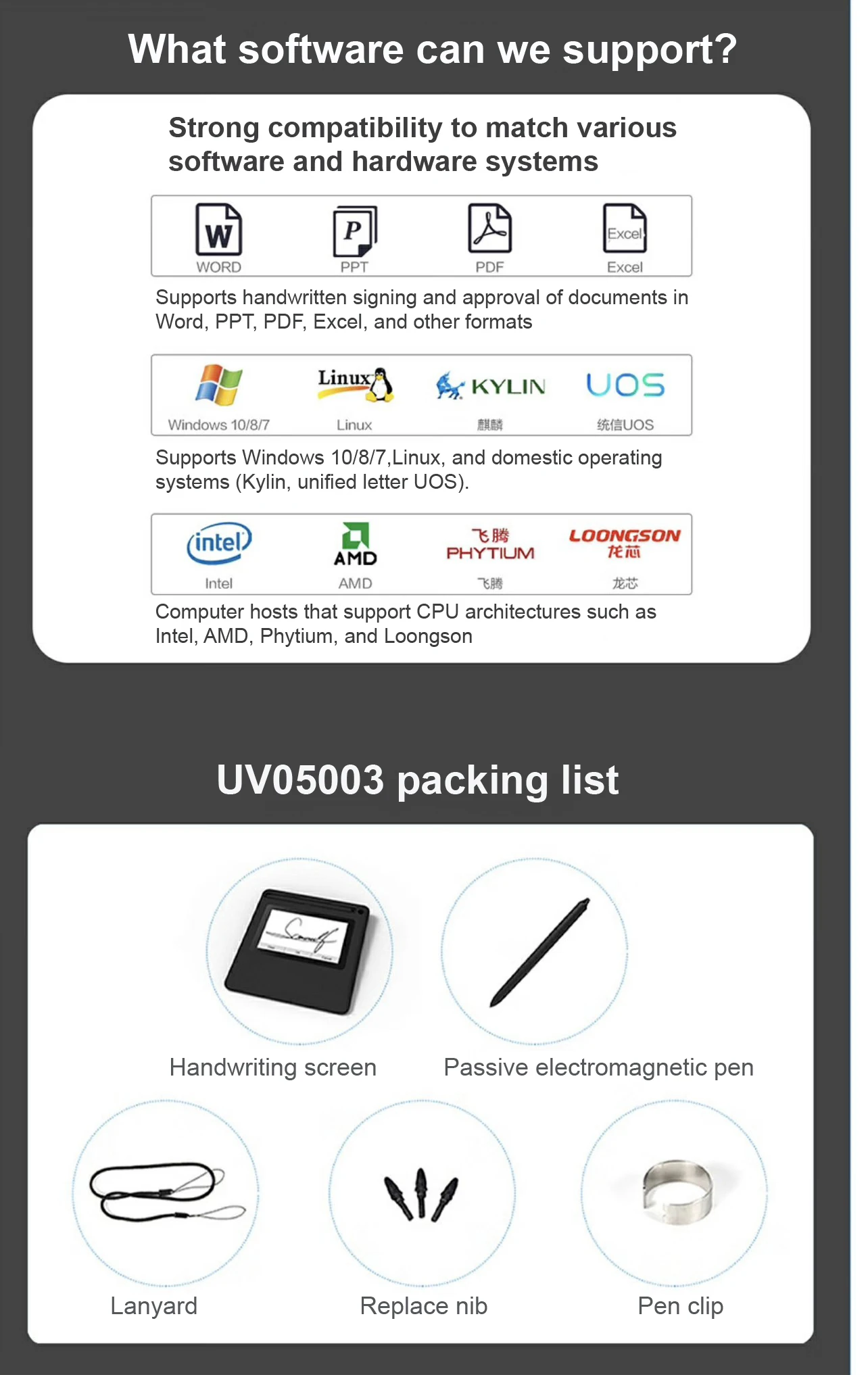 Digital 5 Inch Smart High Efficiency Signature Pad 800*480 Resolution ...