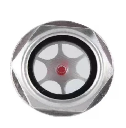 Aluminum Sight Glass Oil Level Indicator M27x1.5 Tempered Glass ...