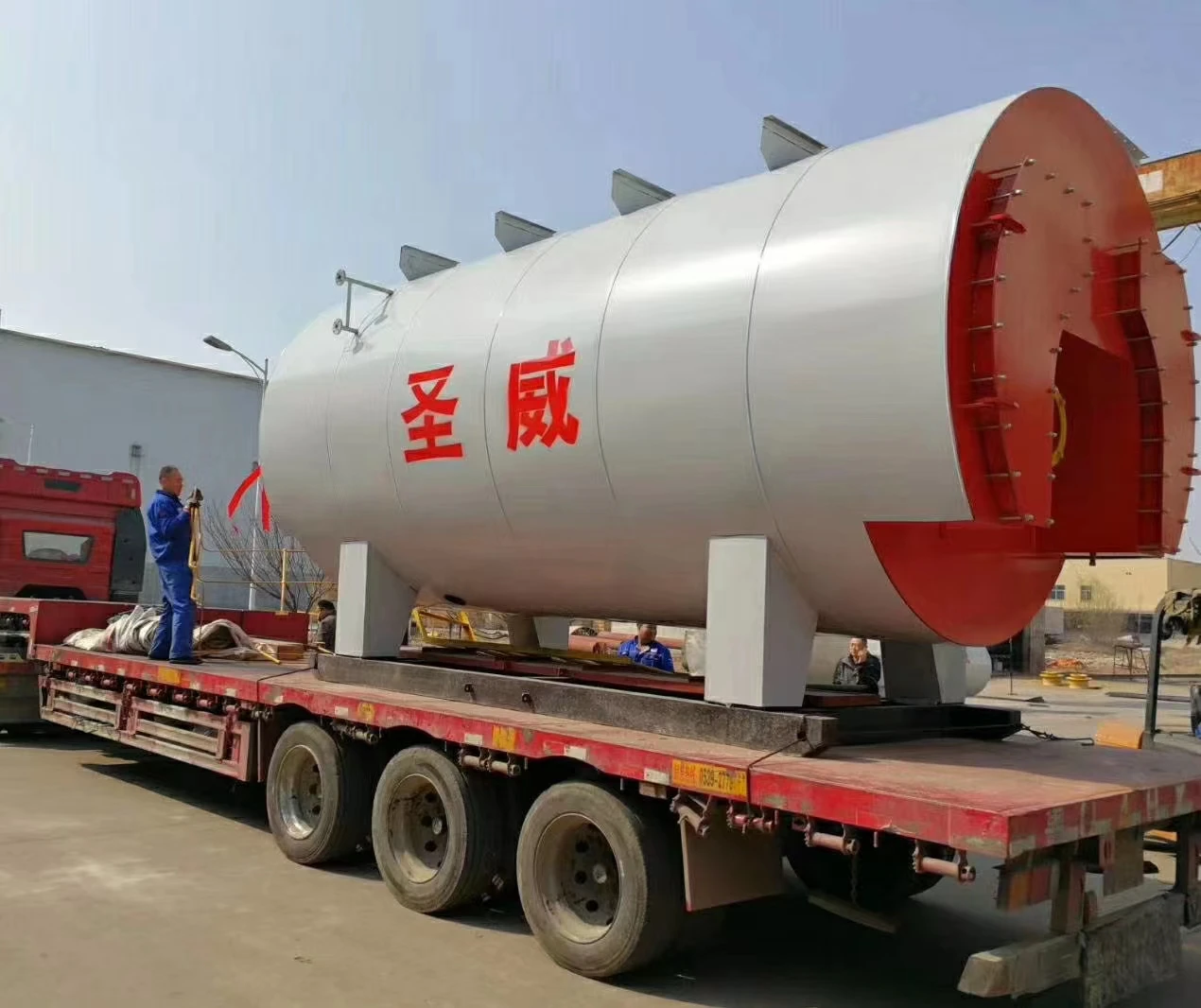 1 Ton 2 Ton 5 Ton 8 Ton Skid Type Boiler Machine Steam Boiler for Tea ...