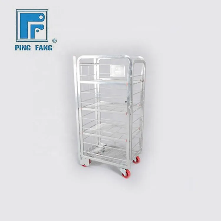 Folding Hand Trolley Milk Roll Cage - Dairies Specialized