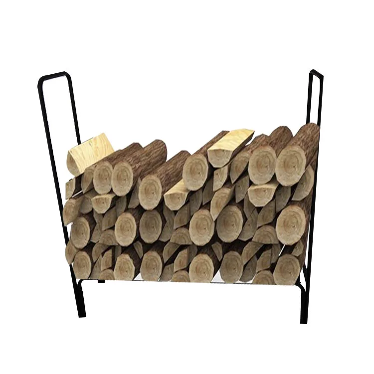 4-foot Firewood Log Rack With Cover Firewood Log Rack Holder Outdoor ...