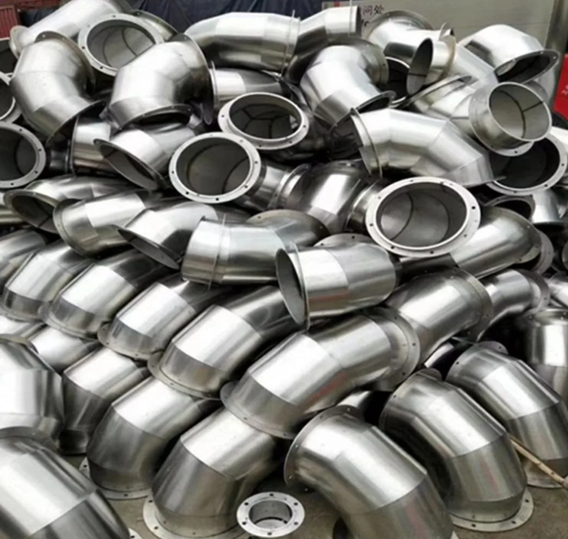 Galvanized Sheet Spiral Duct Elbow For Ventilation Ductwork Joint - Buy ...