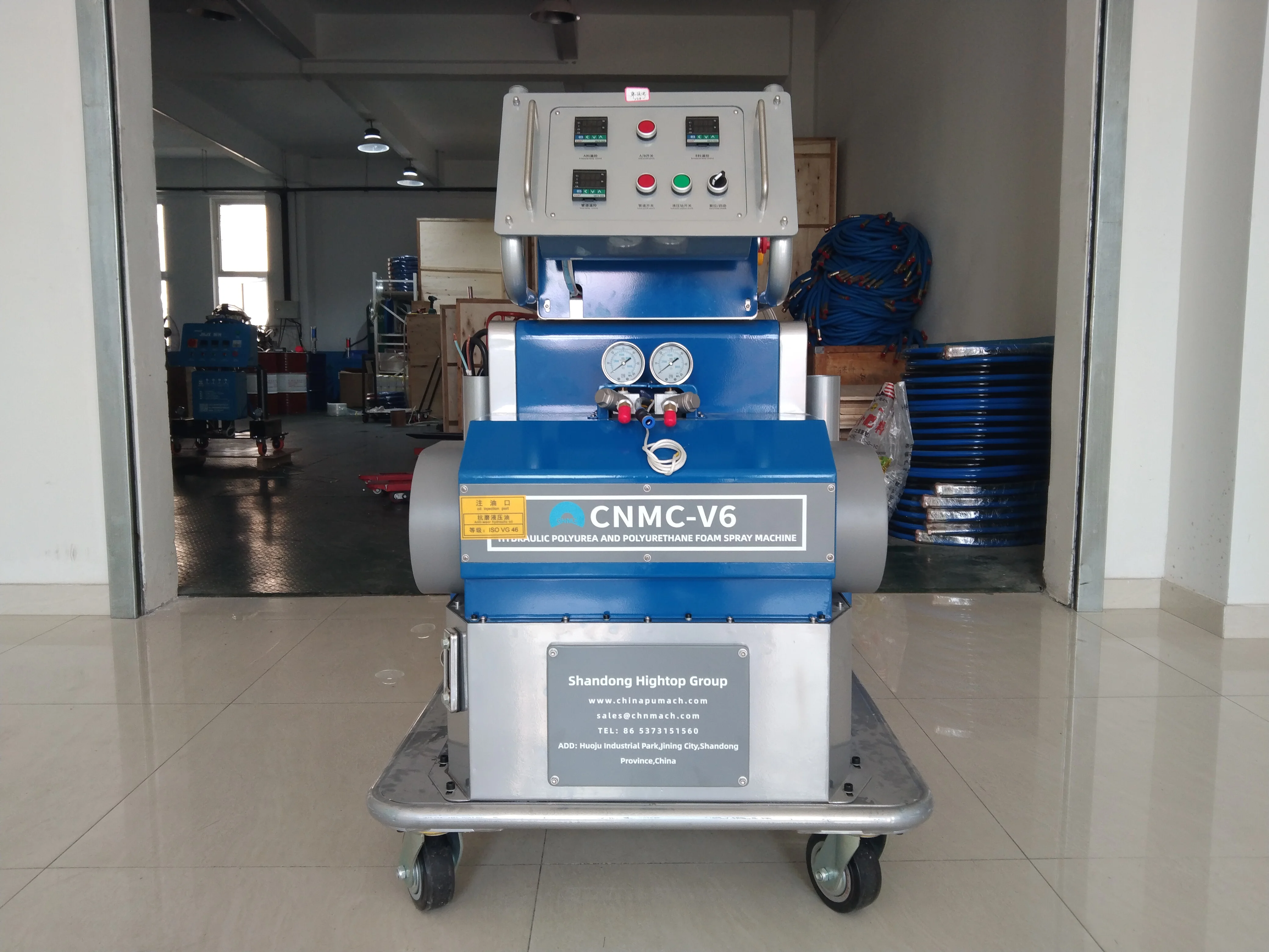 Hydraulic Polyurethane And Polyurea Pu Foam Machine Cnmc-v6 Pu Foam ...