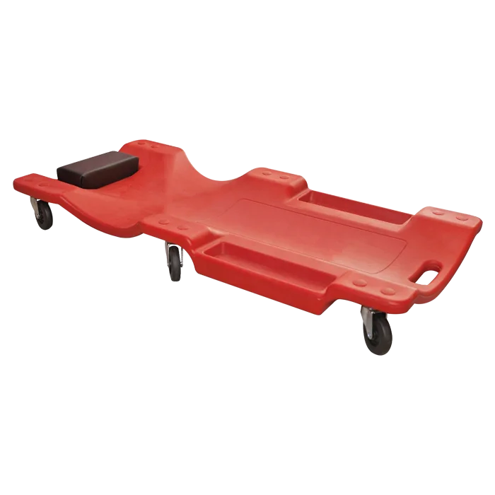 6 Wheel 40" Plastic Creeper Rolling Mechanic Cart Automotive Repair ...