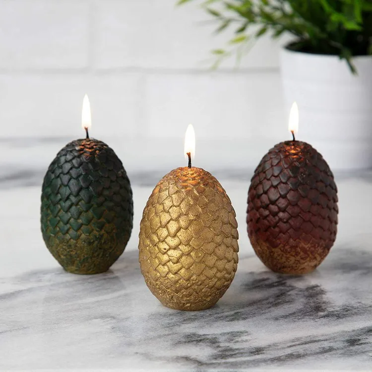 egg shaped candles