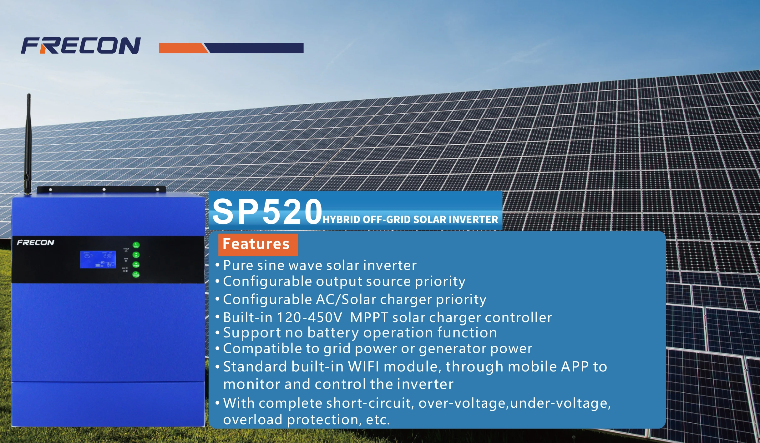 In Stock Hybrid Pv Inverter Mppt Off-grid Inverter - Buy 3.5kw Solar ...