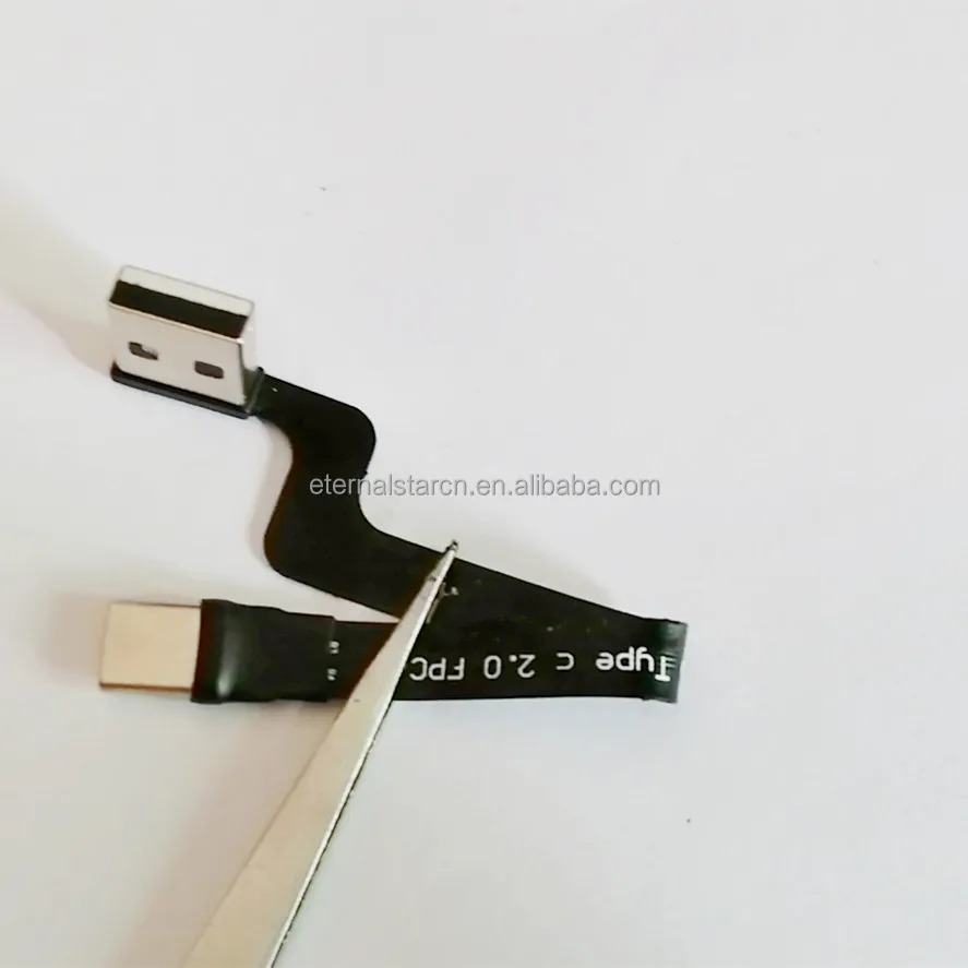 Ultra Thin Flat FPV USB Angle Micro Mini Flexible FPC Ribbon Cable