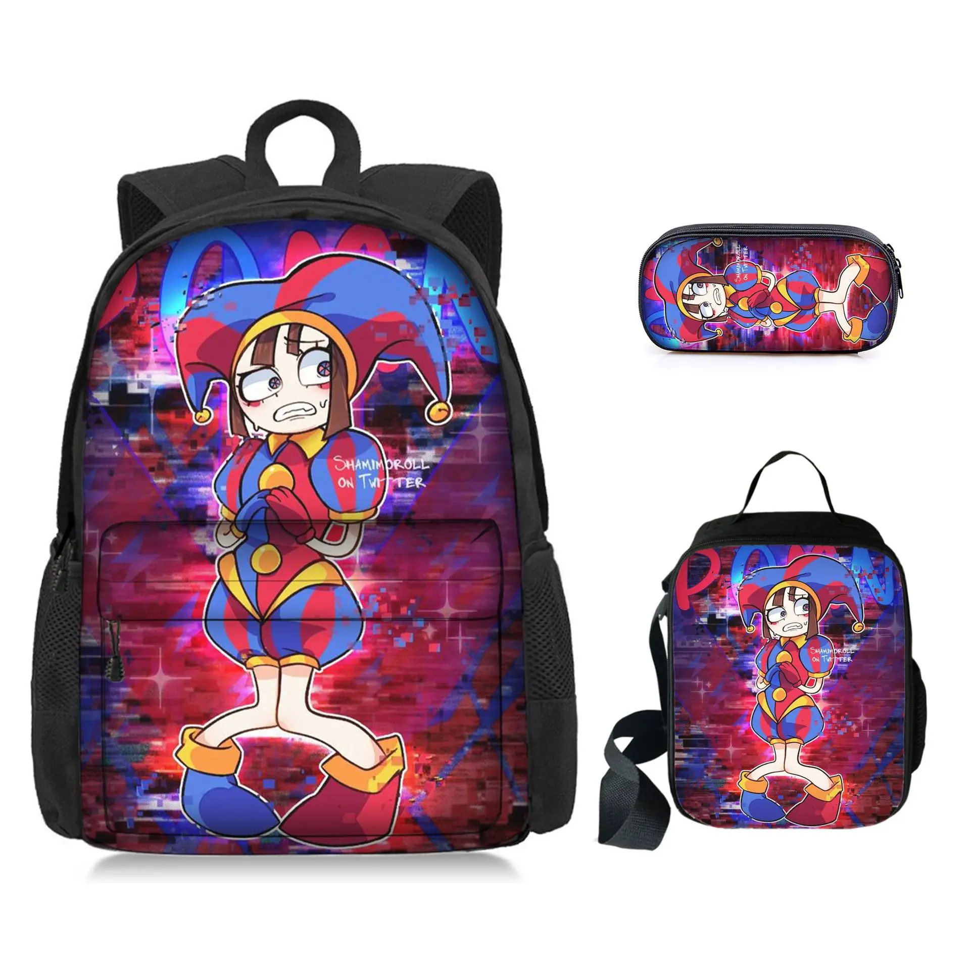 Newstar The Amazing Digital Circus Bookbags For Teen Boys,Anime Cartoon ...
