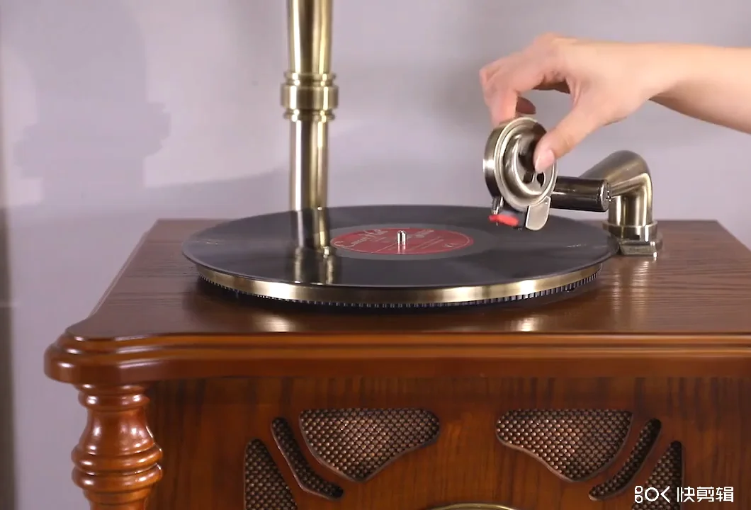 European High-end Antique Gramophone Turntable Wireless Cd Solid Wooden ...