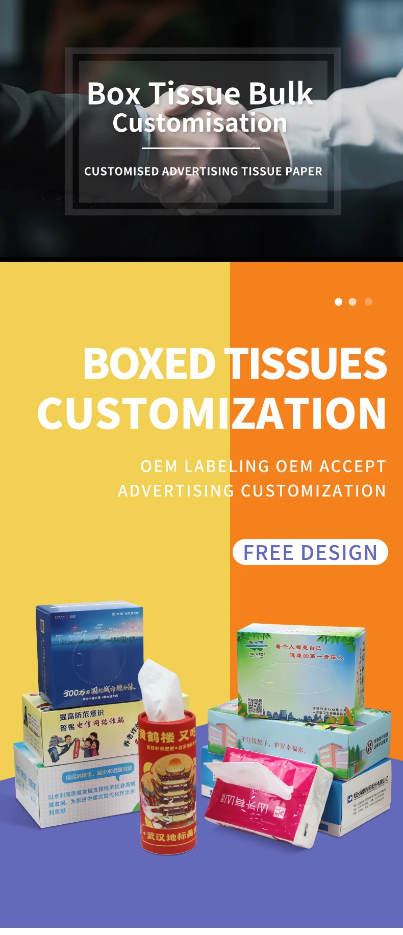 Professional Boxed Facial Tissue Factory 13 Years Custom Experience ...