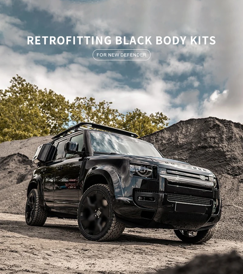 Artway Bodykit for Land Rover Defender 110 - Black Skirts