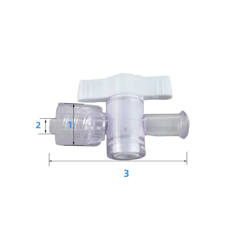 Adapter For Syringe/needle Luer Male/female Two-way Valve Small Flow ...