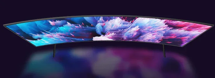 Curved Touch Screen 4k Monitor Display Multi Languages Tv Wifi Ktv Tv ...