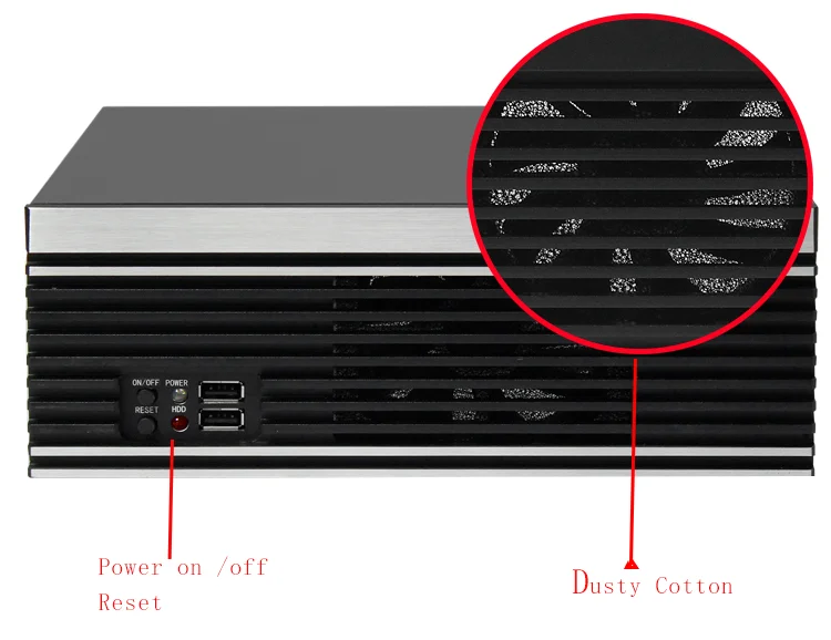 Aluminum Mini ITX Rackmount Server Case 2U Chassis - OEM