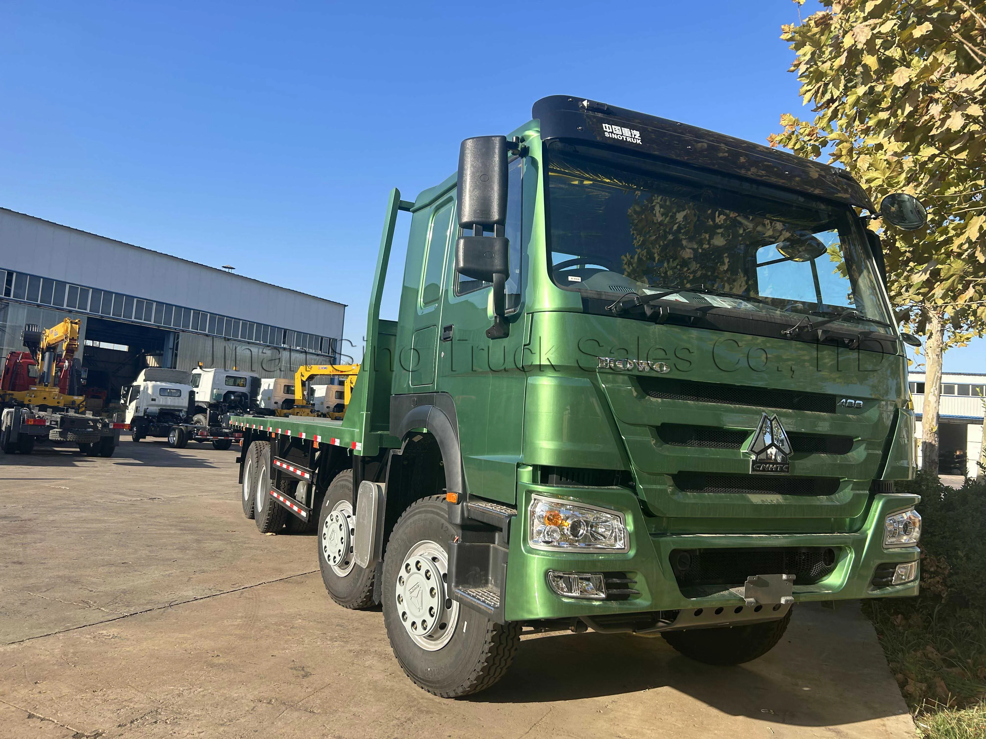 40T HOWO 8X4 Flatbed Cargo Truck| Alibaba.com