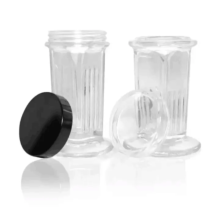 Laboratory Staining Jar with Glass Cover - 5 Slide Capacity