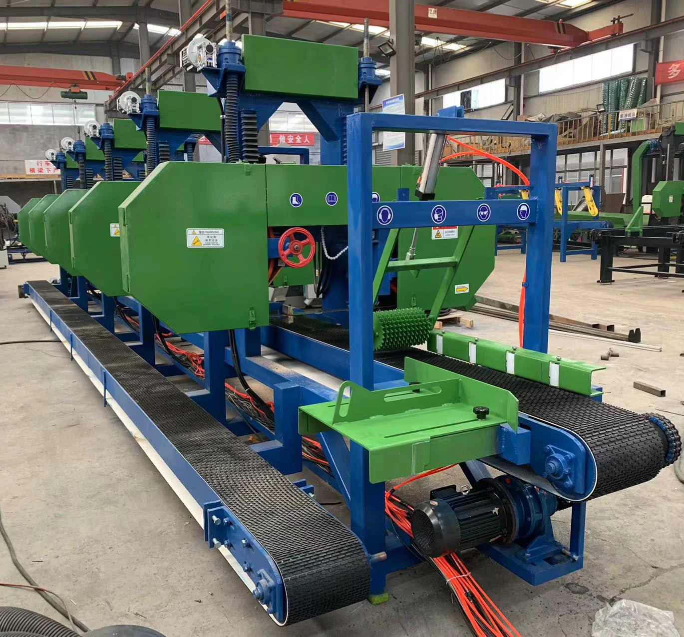 6 Head Horizontal Band Saws - Efficient Wood Re-Saw Machines