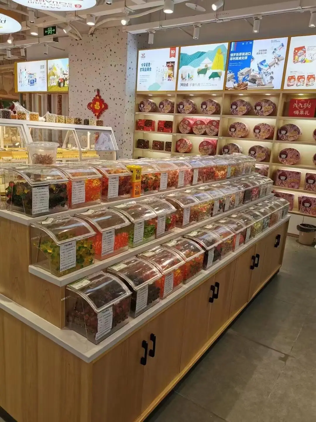 ECOBOX Sweet Candy - Acrylic Popcorn Bins for Food Display