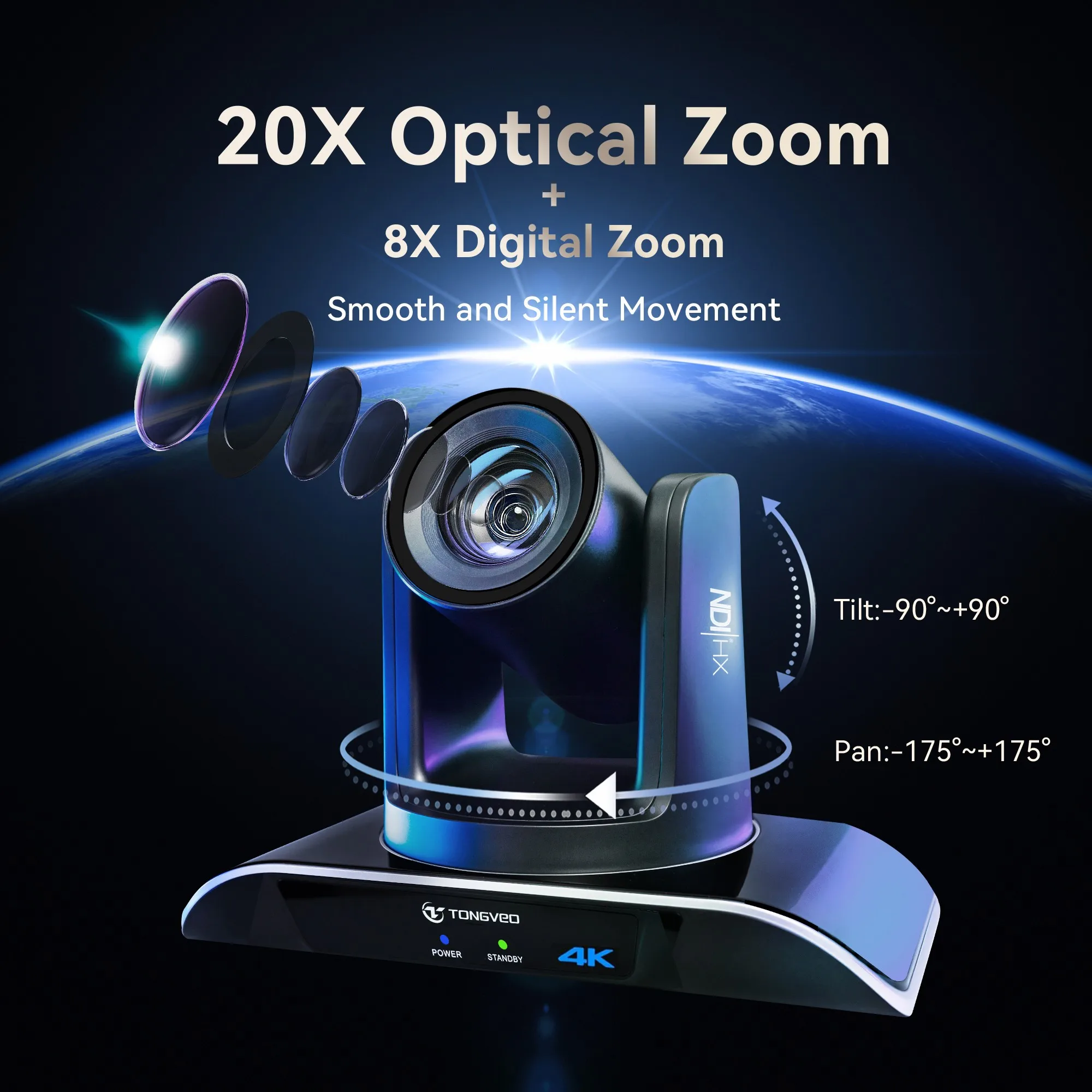 Alibaba.com: 20x Optical Zoom AI Auto Tracking Live Streaming Camera ...
