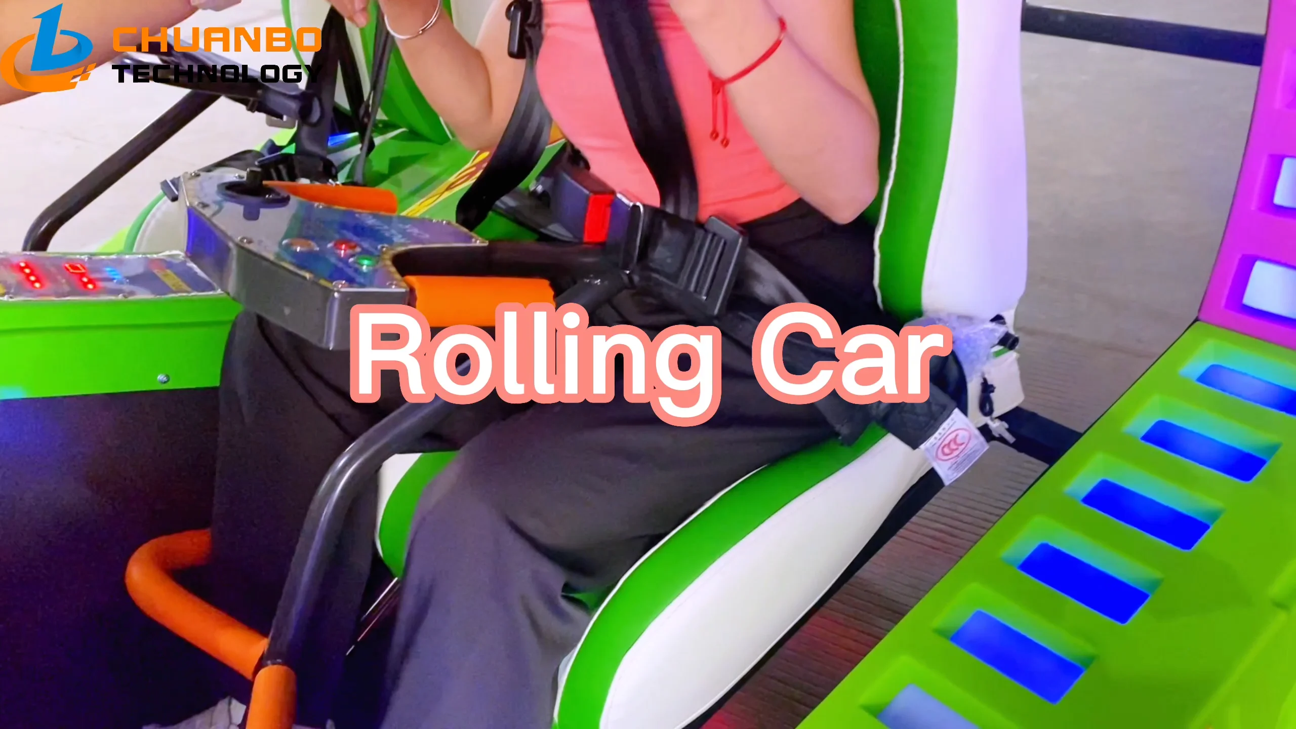 Amusement Park Rides New 360 Degree Electric Happy Car Double Players ...