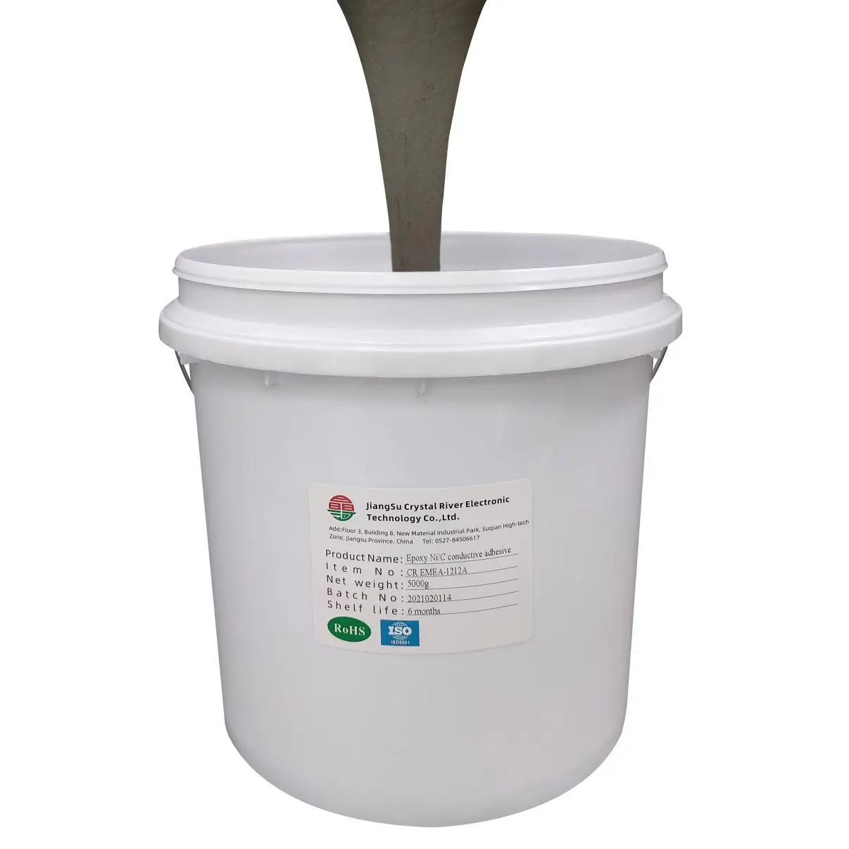 Htv Ni/c Conductive Adhesive Epoxy Resin Two Component Electrically ...