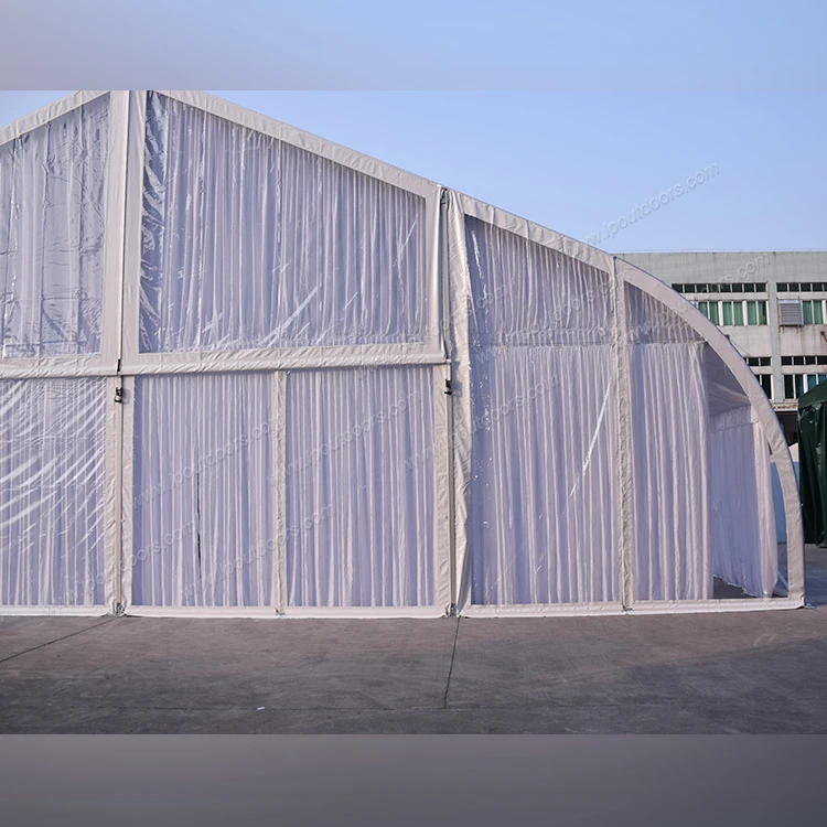 15x50m 20x40m Aluminum Frame Cuve Roof Tents Marque Party Tents For ...