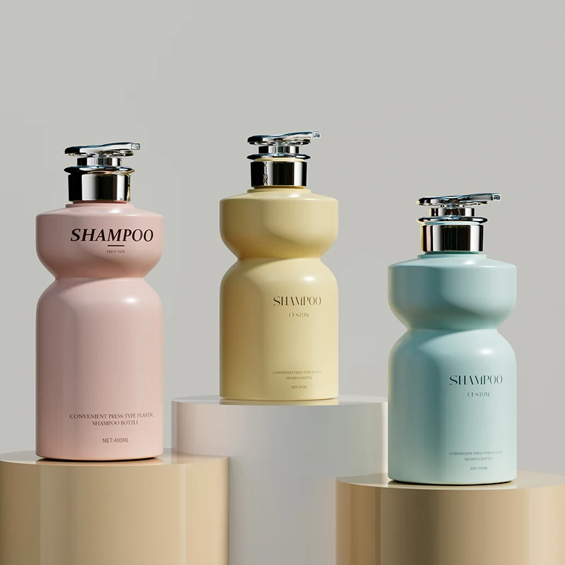 New Design Unique Shampoo Bottle 300ml Luxury Cosmetic Lotion Pump ...
