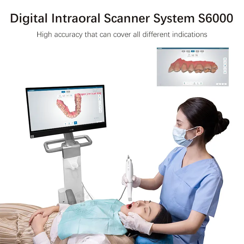 2 Year Warranty Portable Fussen Digital Intraoral Scanner System S6000 ...