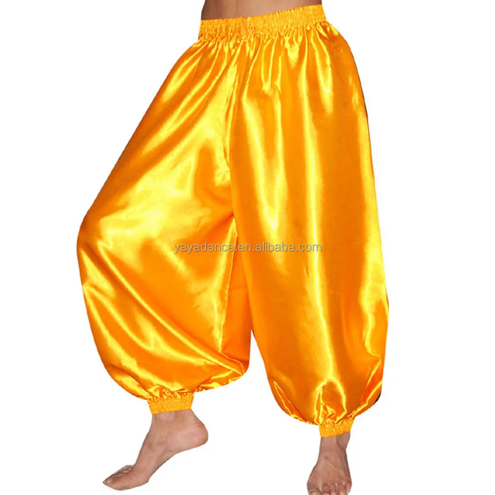 Nayaking Satin Harem Yoga Pants Trousers Aladdin Pantalons Jenie Hippie ...