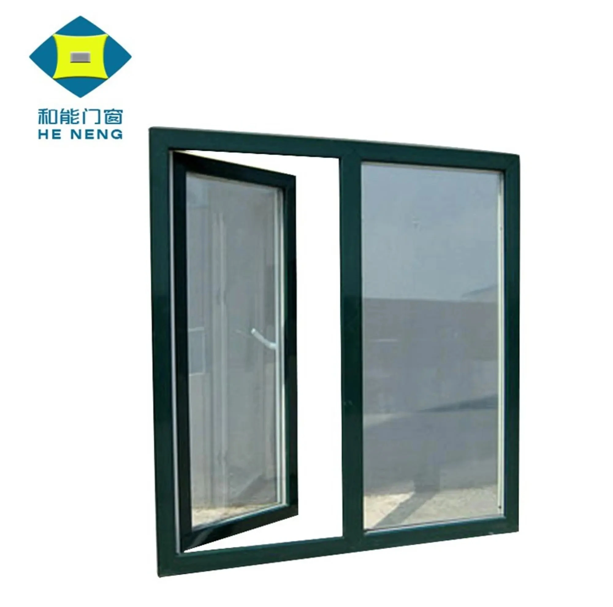Guangzhou Factory Vinyl UPVC Window PVC Profile Double Glazed Windows ...