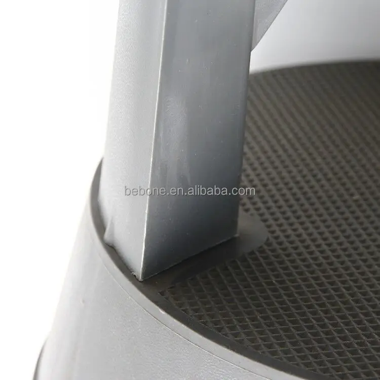 2 Step Tall Metal Heavy Duty Rolling Double Step Stool