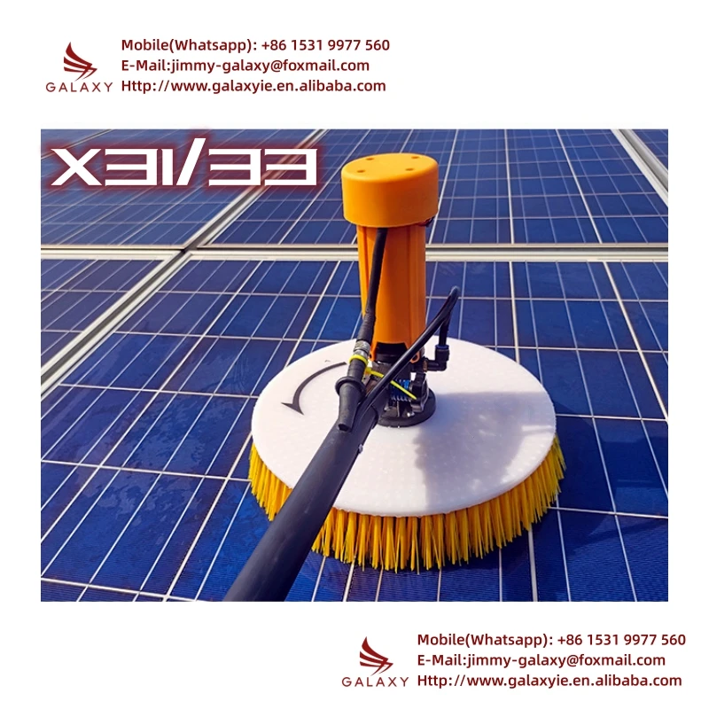 Solar Panel Cleaning Robot Waterless Rotate Brush Home Power Energy ...