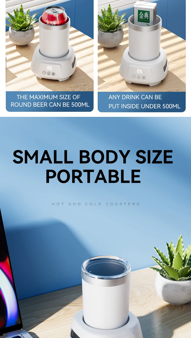Fast Cooler and Warmer Cup - Portable Thermoelectric Solution