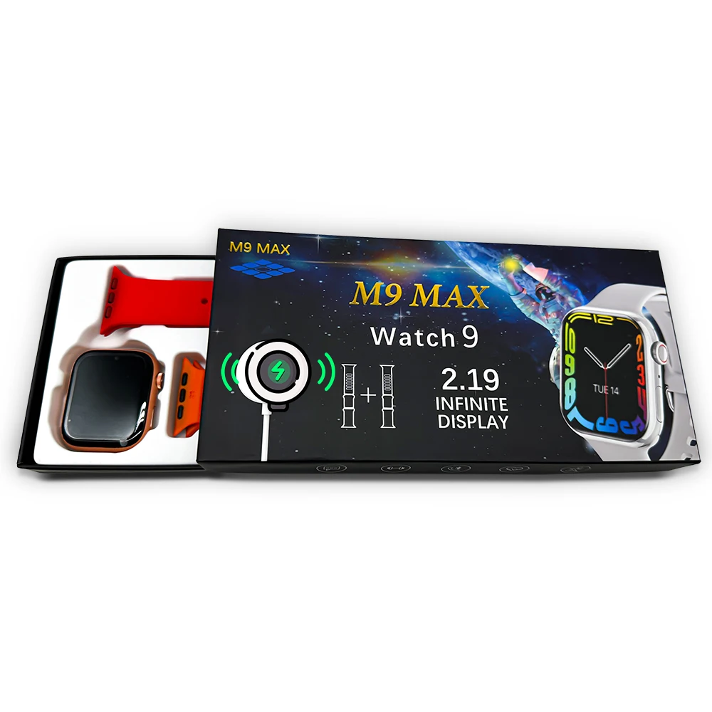 2024 Outdoor M9 Max Smart Watch For Men Bt Call Ip67 Waterproof Double ...