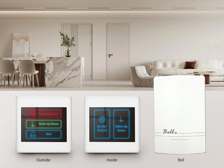 Smart Hotel Stainless Steel Guest Room Doorbell Switch with DND ...