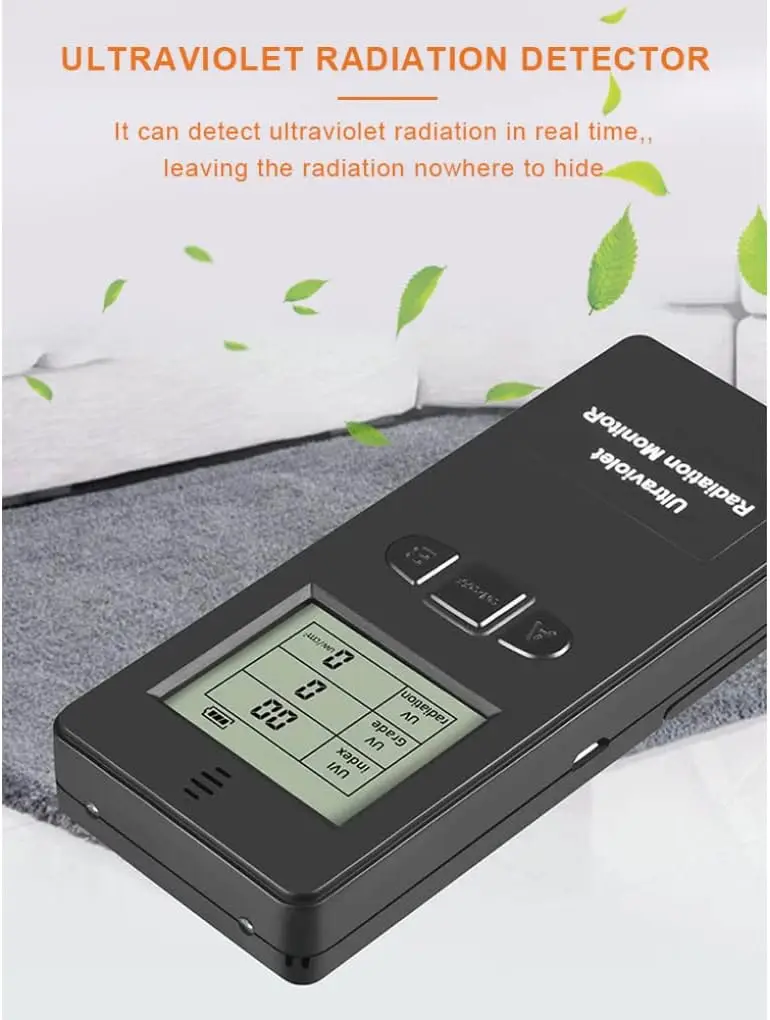 Hand-held UV Radiation Detector - Measure Sunlight & Lamplight