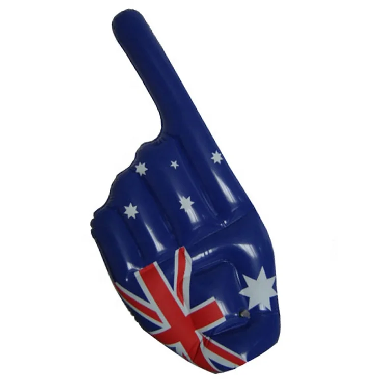 Customize Pvc Inflatable Hand Toys Flag Slogan Cheering Inflatable Hand ...