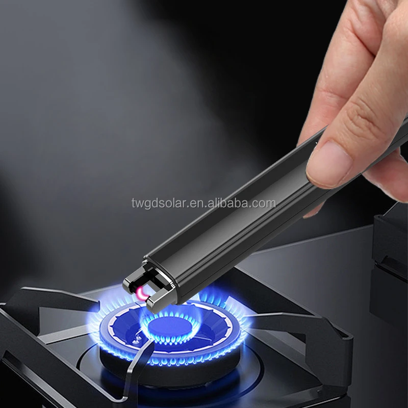 Flameless Customizable Arc Lighter Logo Neck Long Design Grill Lighter ...